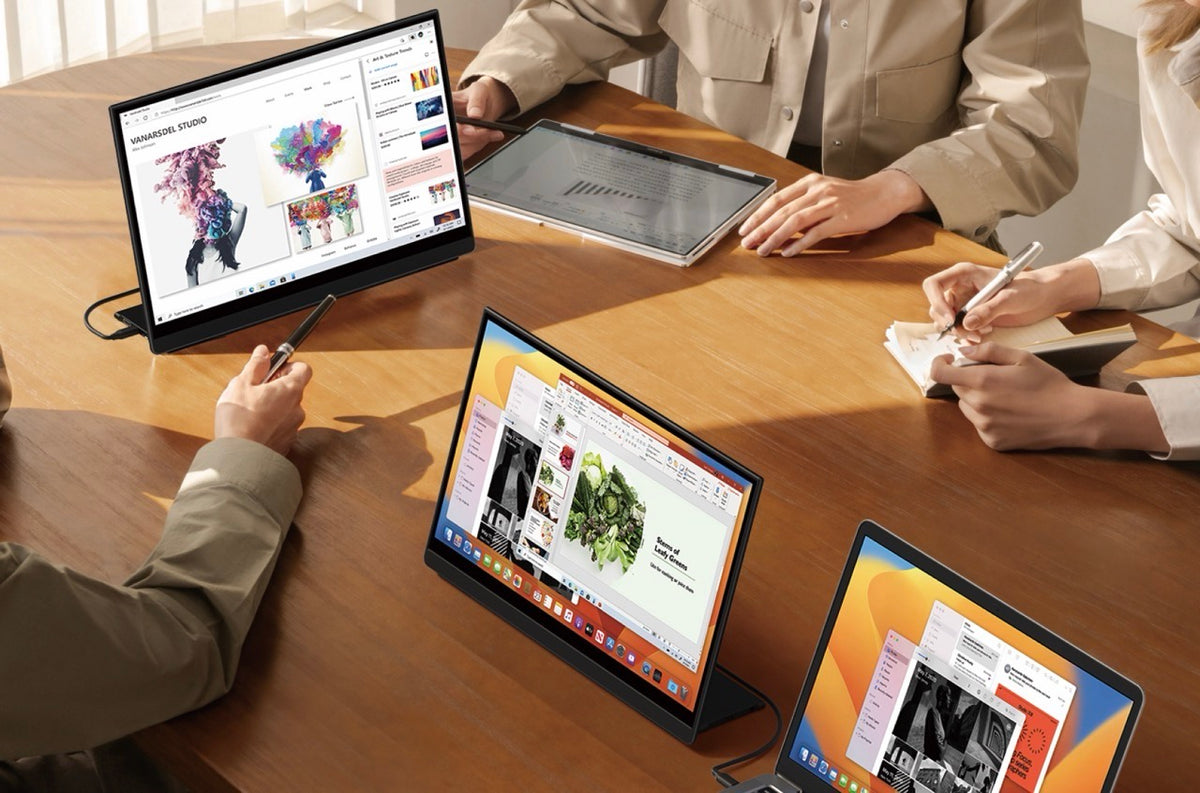 EHOMEWEI Portable Monitor【Q1】 16 Inches 16：10 2.5K 60Hz 100% DCI-P3 ...