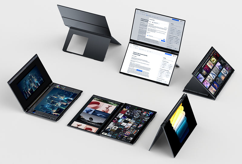 EHOMEWEI【X2 Pro】 Foldable 16-inch 2.5K dual-view monitor Portable ...