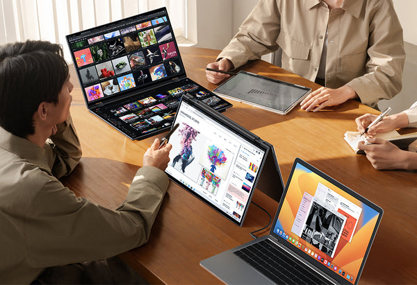 EHOMEWEI【X2 Pro】 Foldable 16-inch 2.5K dual-view monitor Portable ...