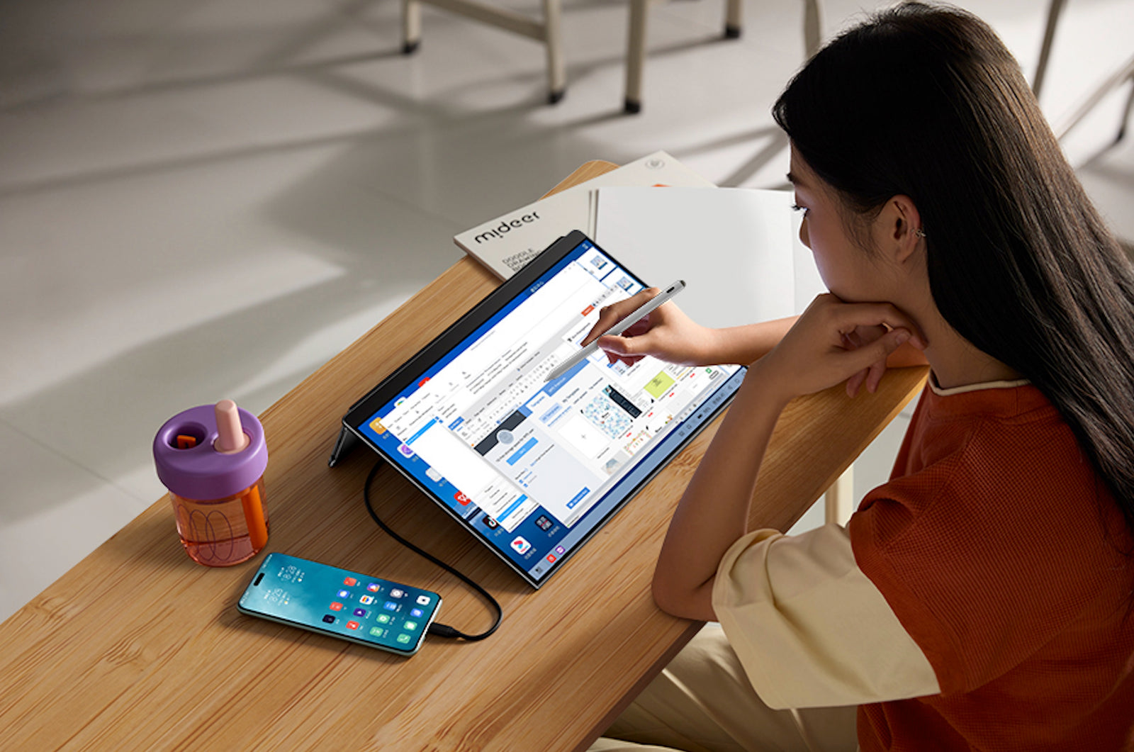 EHOMEWEI Portable Monitor 【Q3】16 Inches QLED 2.5K 16:10 Computer ...