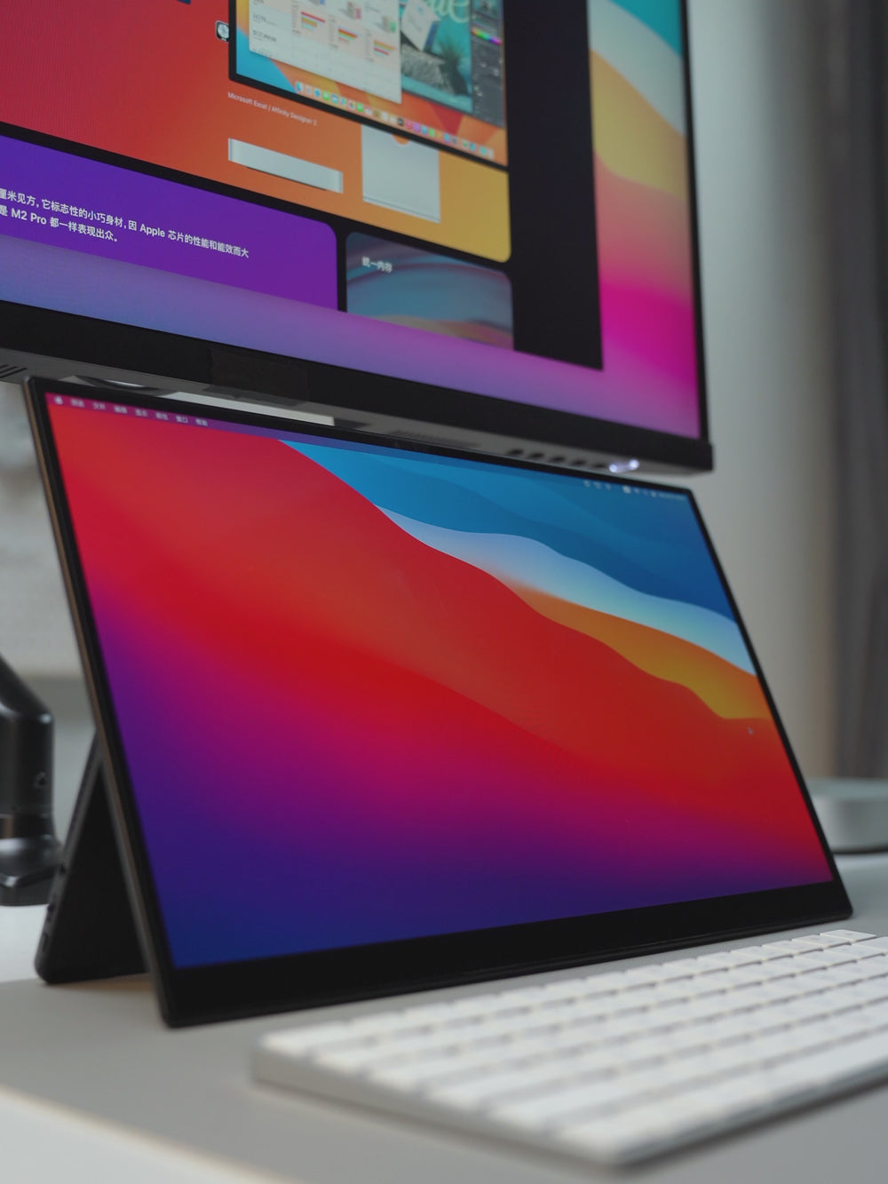 EHOMEWEI Portable Monitor 【D4 Pro】 4K 120Hz 100% DCI-P3 For Gaming ...